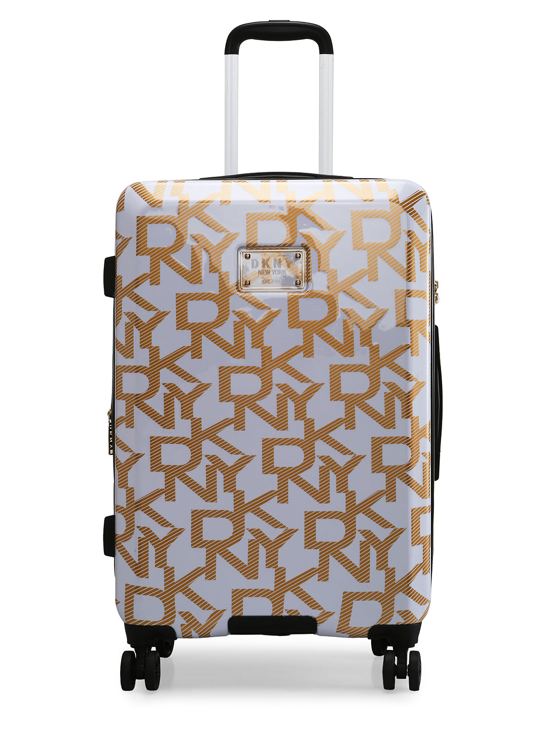 DECO SIGNATURE Range White & Gold Hard Medium Luggage – TRUNKHOUSE